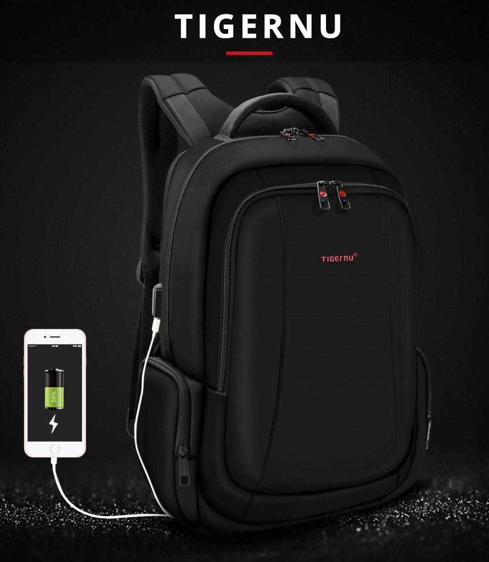 Рюкзак міський Tigernu T-B3143 15.6" USB купити